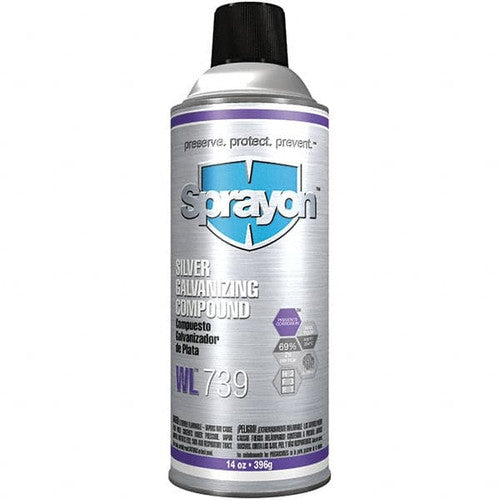 Sprayon WL739 Galvanizing Spray – Silver Galvanizing Compound Aerosol ...