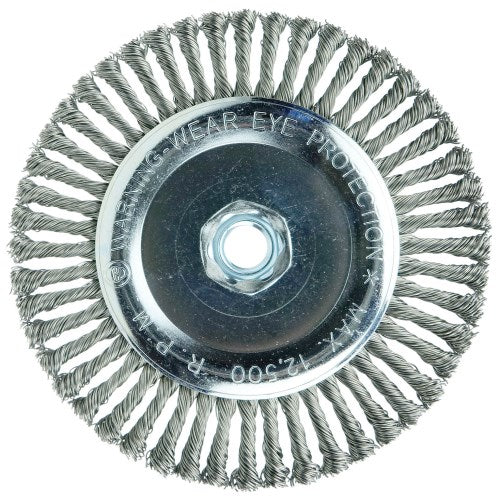 Weiler 36225 - 10 Pack, Wolverine 6" Knot Wire Wheel, Stringer Bead Tw ...